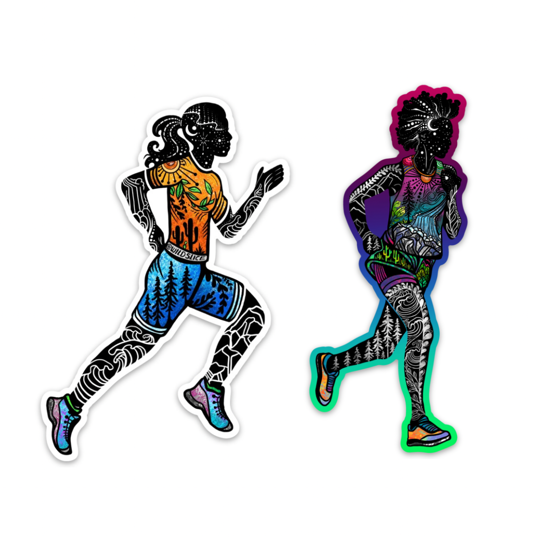 Runner Girl #1 sticker – WildSlice